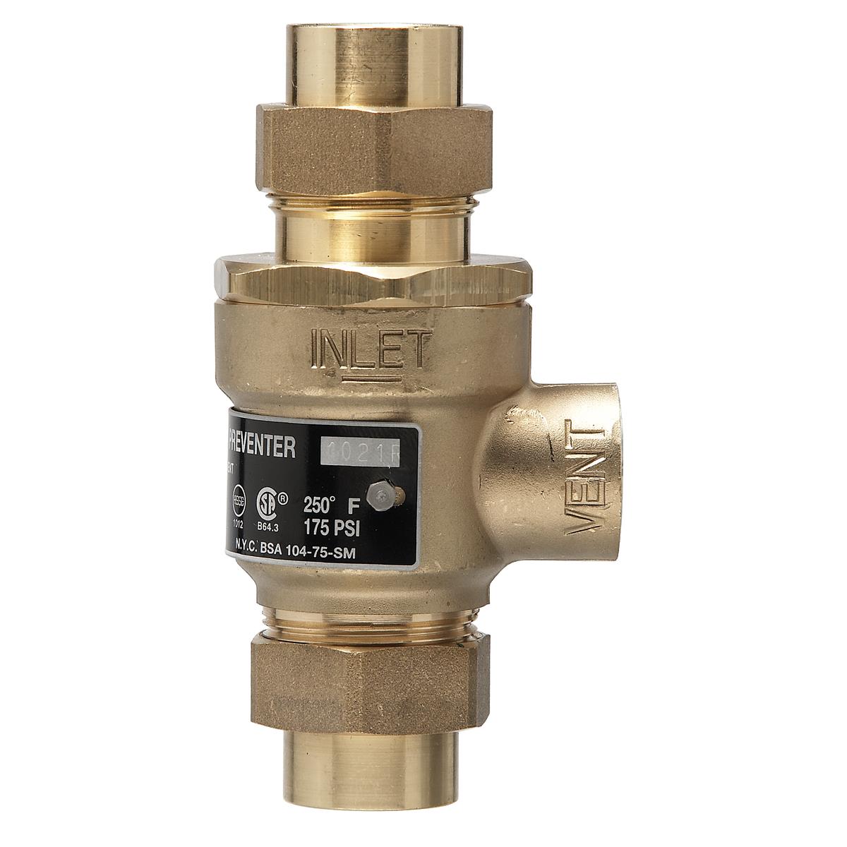 Watts 9D-M3 1/2 R backflow preventer for Plumbing